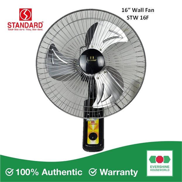 STANDARD 16 INCHES METAL BLADE WALL FAN STW-16F | Lazada PH