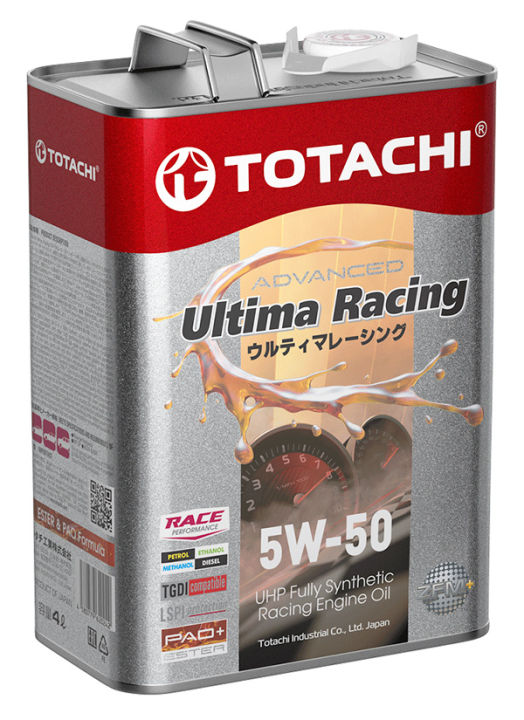 Totachi Engine Oil Ultima Racing 5W-30 API SP Fully Syn (4L) | Lazada
