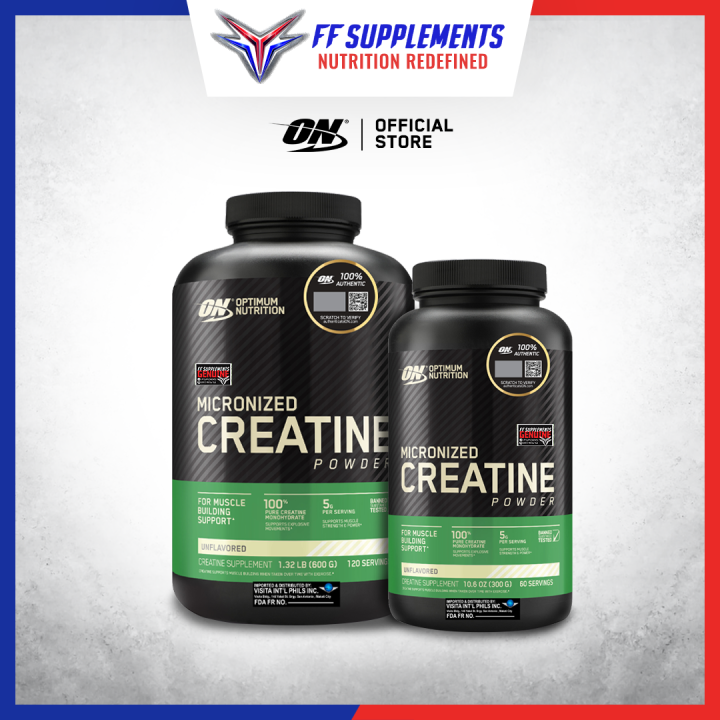 ON Micronized Creatine Powder with ON Authentication Sticker (300g ...