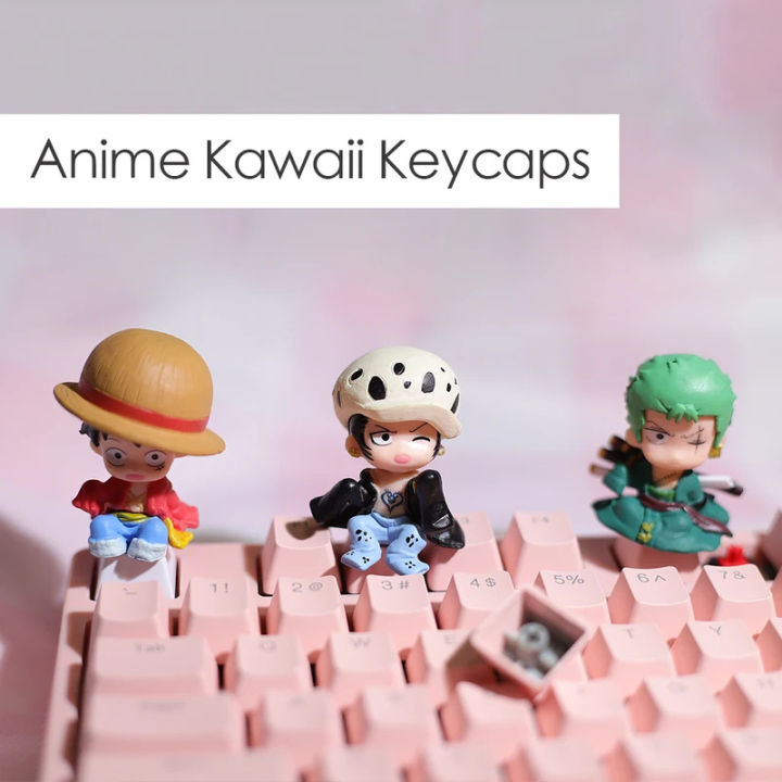 Cute pink PBT keycaps anime kawaii keycaps for mechanical keyboard caps ...