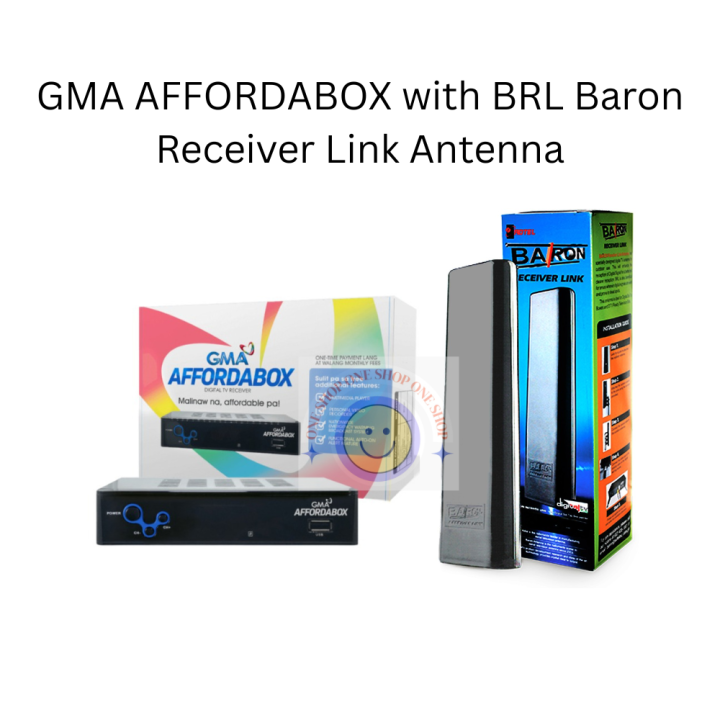 TV Box Digital Receiver with BRL Baron Antenna Receiver Link | Lazada PH