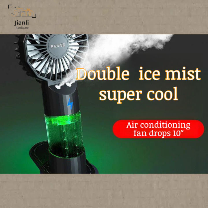 HOT 【Humidifier+fan 2 in 1】Portable Mist Mini Handheld Fan Powerful Usb ...
