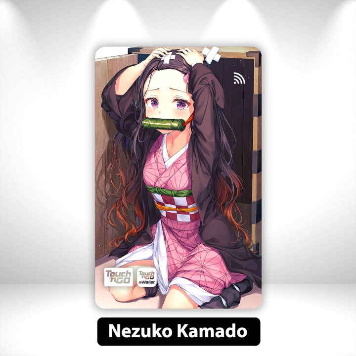 [Demon Slayer] Nezuko Kamado - Sticker TNG NFC Card Skincard Demon ...