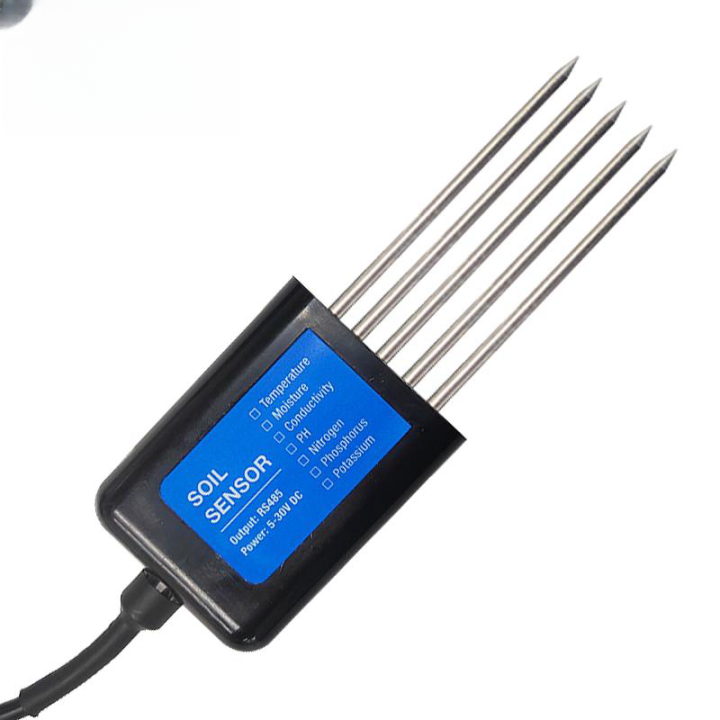 Soil Moisture Temperature Humidity EC PH NPK Sensor with optional 4-20mA 0-5V RS485 output ...