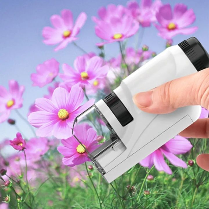 Handheld microscope mini microscope kit 60-120x laboratory adjustable ...