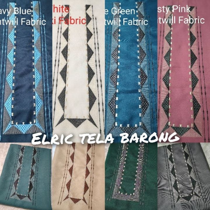 【SALE】 Tela Barong Fabric with Burda Sierra | Lazada PH