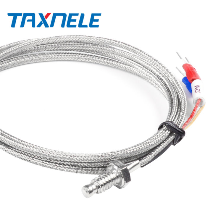 M6 Screw Probe K Type J Type PT100 Type Thermocouple 1m 2m 3m ... M6 Screw Probe K Type J Type PT100 Type Thermocouple 1m 2m 3m ...
