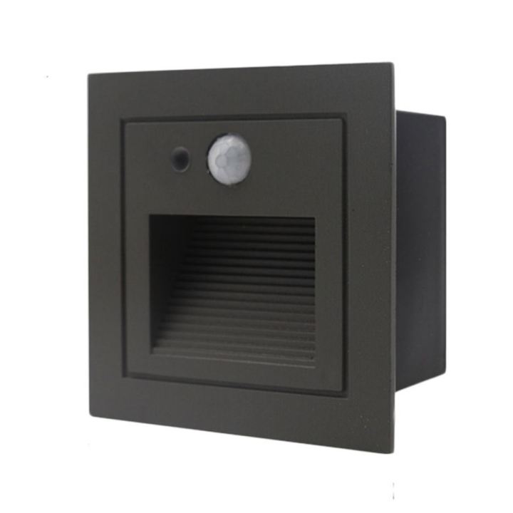 Led Footlight Outdoor Lamp Foot Wall On Stairs Steplight With Sensor ...