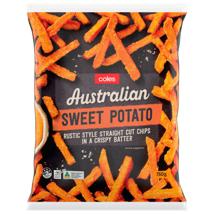 โคลส์สวีทโปเตโตชิพส์แช่แข็ง750 Coles Sweet Potato Chips 750g | Lazada.co.th