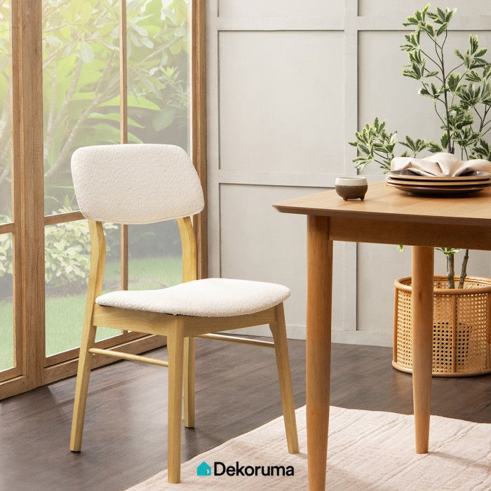 Dekoruma UTTA Kursi Makan Minimalis / Dining Chair | Lazada Indonesia