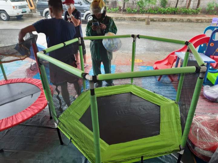 Kids Trampoline FOLDABLE/ NET ROUND/PENTAGON | Lazada PH