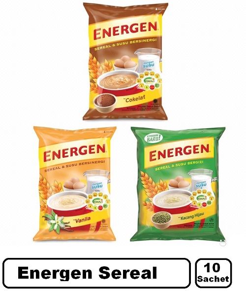 Energen Sereal 1 Renceng 10 Sachet Energen Sereal & Susu Renceng isi 10 ...