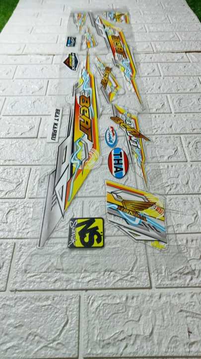 STRIPING BEAT KARBU TRANSPARAN VARIASI STICKER S12 | Lazada Indonesia