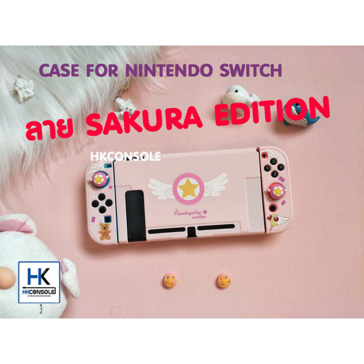 CASE For Nintendo Switch V.1/V.2 ลาย SAKURA EDITION เคส กันรอย สำหรับ ...