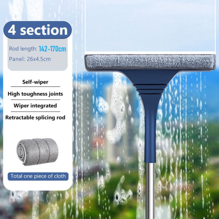 2 In 1 Window Mesh Screen Brush Window Cleaner Magic Broom Wiper ...