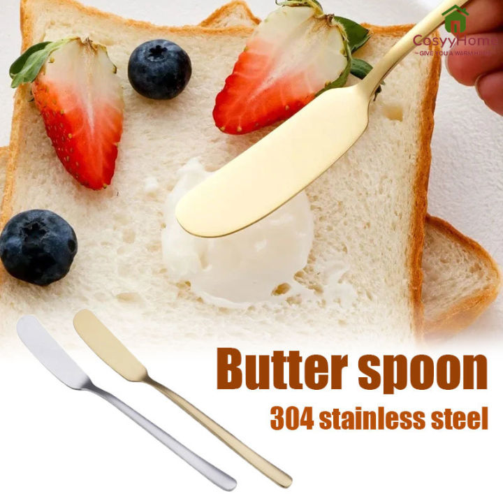 304 Stainless Steel Butter Scraper Spread Jam Knife Stainless Steel ...