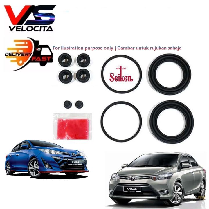 SEIKEN DISC BRAKE KIT FRONT (FULL SET) TOYOTA VIOS NCP150 NSP151 2013 ...