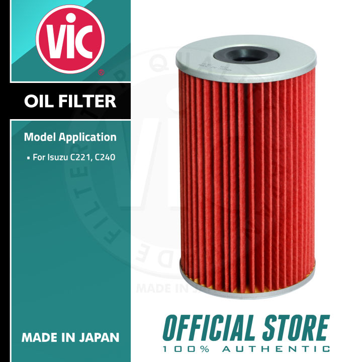 VIC Oil Filter Element Type O-503 for Isuzu C221, C240 | Lazada PH