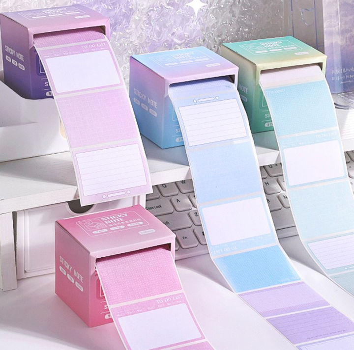 Writing Paper Index Labeling Stickers 6 Colors Full Adhesive Sticky ...