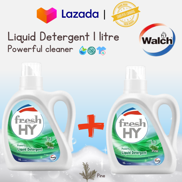 Walch Laundry Detergent 1L | Liquid detergent | Refill pack 500ml (MP20 ...