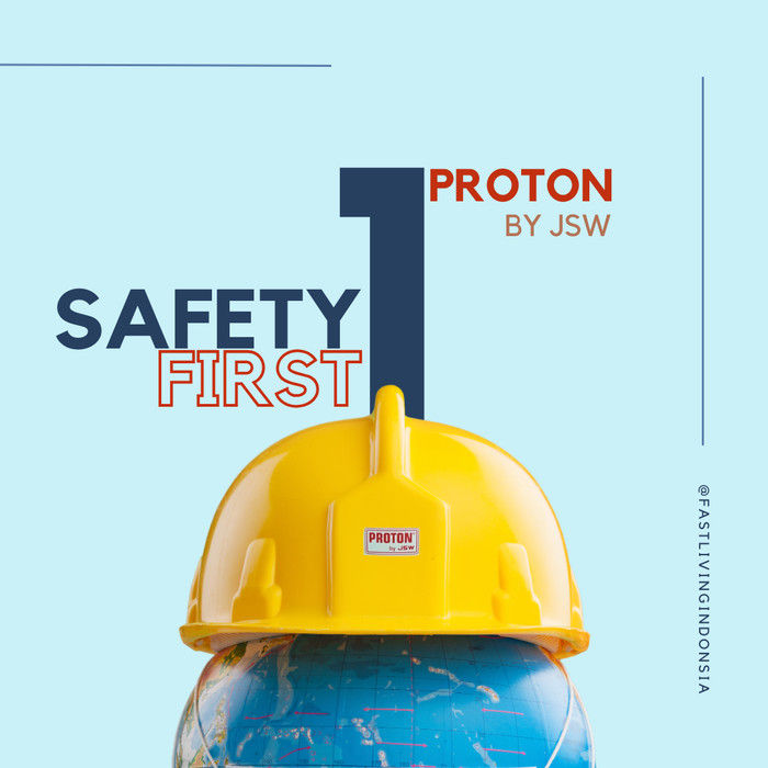 Helm Proyek JSW Standar SNI Safety First Keamanan Terutama Berbagai ...