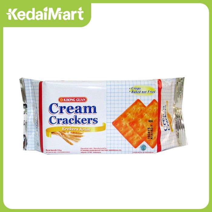 Khong Guan Cream Creakers 115 Gram | Lazada Indonesia