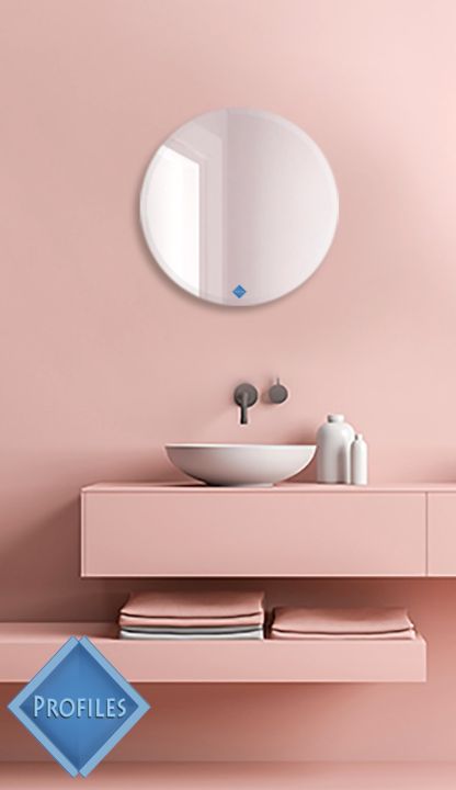 PROFILES Home Bathroom Wall Mirror CLASSIC Vanity Mirror VM 00 Beveled ...
