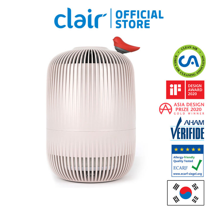 Clair K Air Purifier + Air Freshener Pack with True HEPA Filter for Home Allergy in Bedroom ...