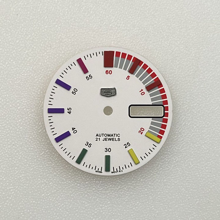 28.5MM Green Luminous Mechanical Watch Dial Modification Watch ...