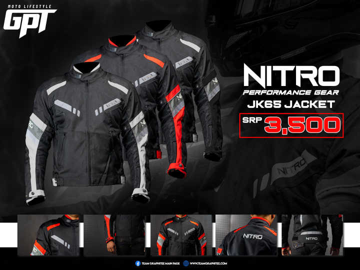 NITRO RIDING JACKET JK-65 | Lazada PH