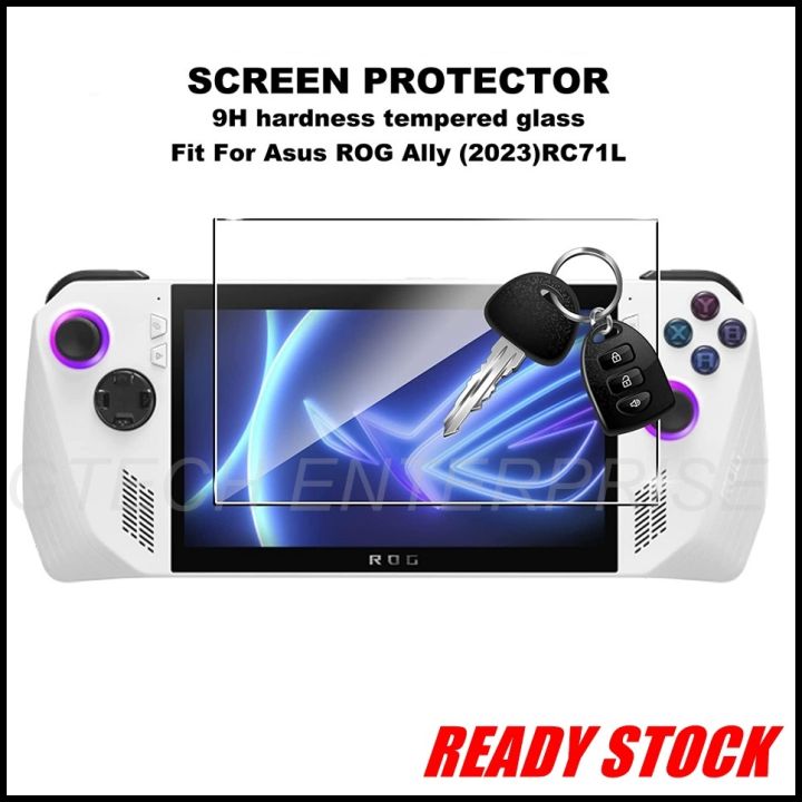 ASUS ROG Ally RC71L HD Clear 9H Hardness Anti-Scratch Tempered Glass ...