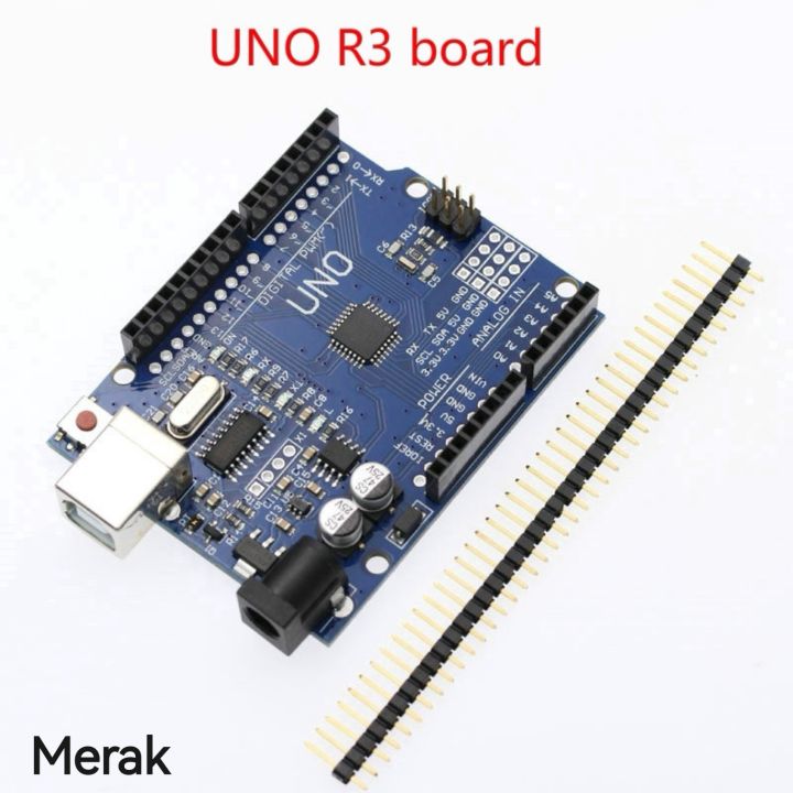 หนึ่งชุดUNO R3 CH340G + MEGA328Pชิป16MhzสำหรับArduino UNO R3บอร์ดพัฒนา ...