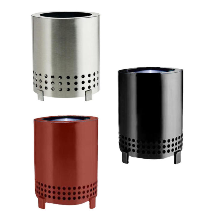 Tabletop Fire Pit Portable Small Fireplace Stainless Steel Stand Mini ...