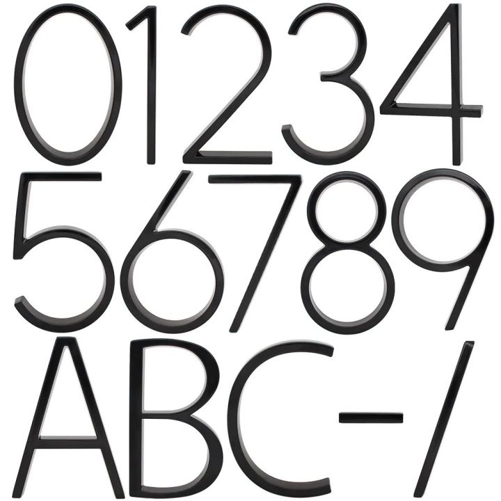 Big Size Sign Numbers House Letter Alphabet for Home Door Outdoor Hotel ...