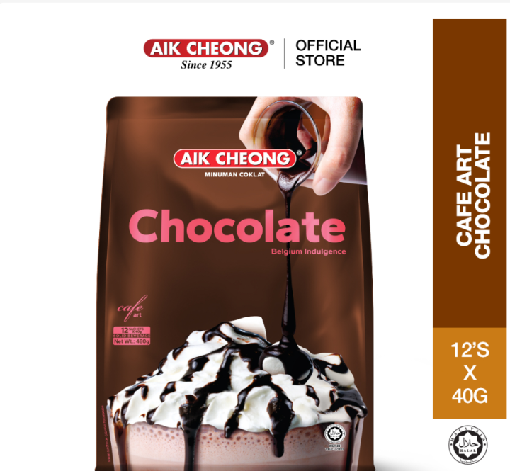 Aik Cheong Chocolate 3in1 - Cafe Art (480g/40g x 12 Sachets) | Lazada PH