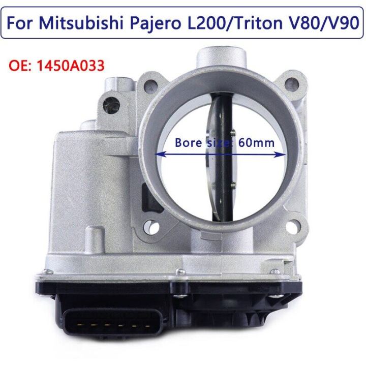 1450A033 Throttle Body For 4D56U 4M41 Engine Mitsubishi L200 B40 PAJERO ...