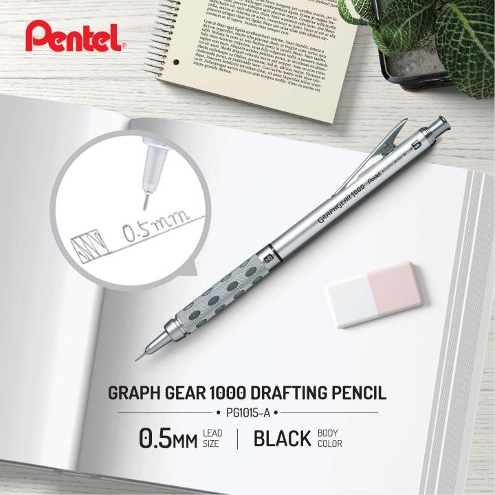 Pentel Graph Gear 1000 Drafting Pencil Mechanical Pencil - 0.3 / 0.5 ...