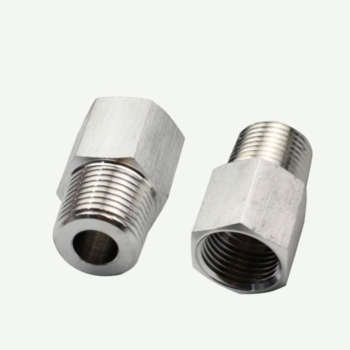 M10/14/20 1/8" 1/4" 3/8" 1/2" BSP NPT Female Male Stainlessl Reducer ...