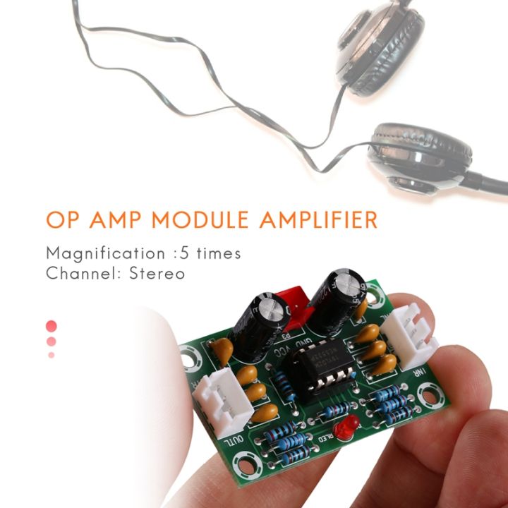 Mini Preamp Op Amp Module Amplifier Dual Channel NE5532 Preamplifier ...