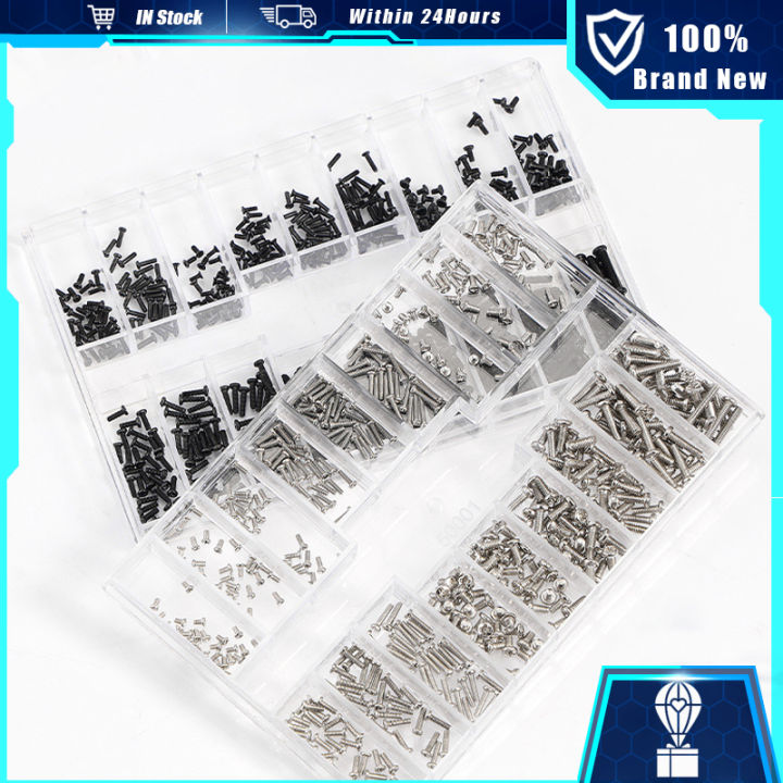 500pcs 18 Types Mini Laptop Screws Tool Kit for Repair Glasses Watch ...