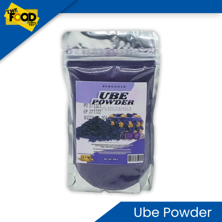 Ube Powder Natural Fillings Flavoring Frosting 100g Ube Cakes Pastries ...