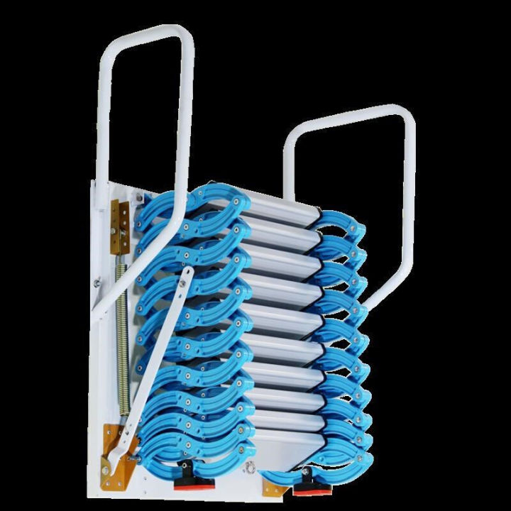 Full-automatic electric attic retractable M stairs Household indoor ...