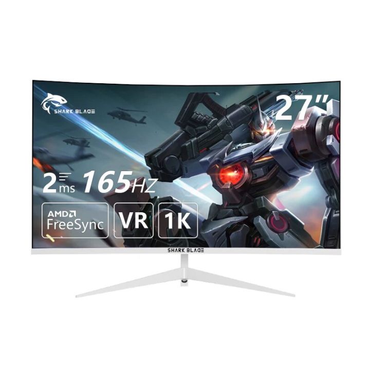 27 Inch 2K Monitor 165HZ Display LED Curved Screen Computer Gaming ...