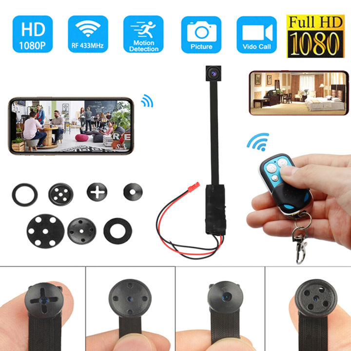 DIY Mini Camera Remote Control 1080P Full HD Button Hidden Camera ...