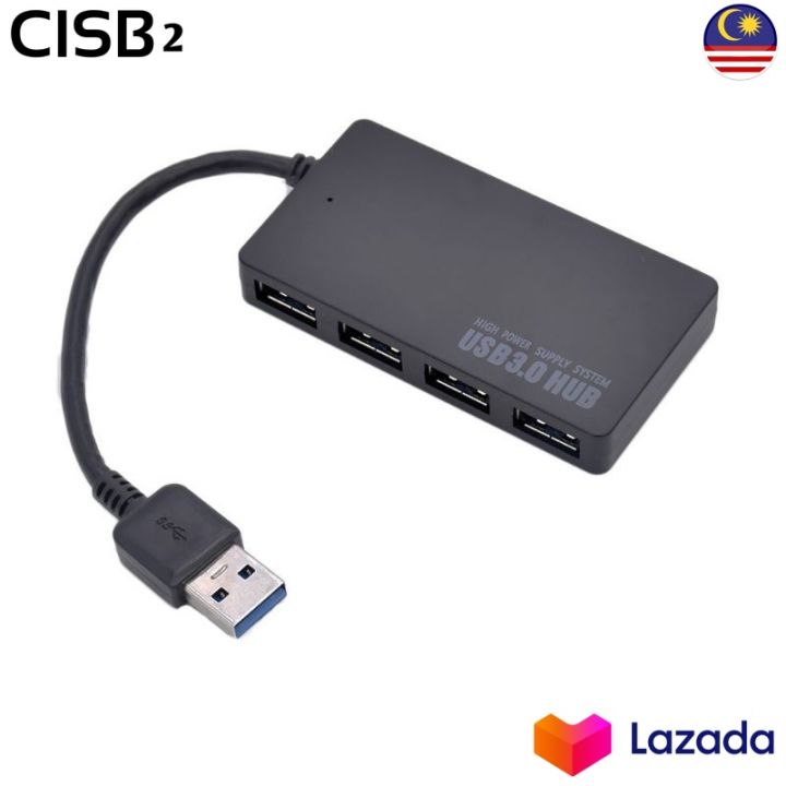 5Gbps Max Speed - 4 USB Ports Data HUB USB 3.0 High Speed Portable USB ...