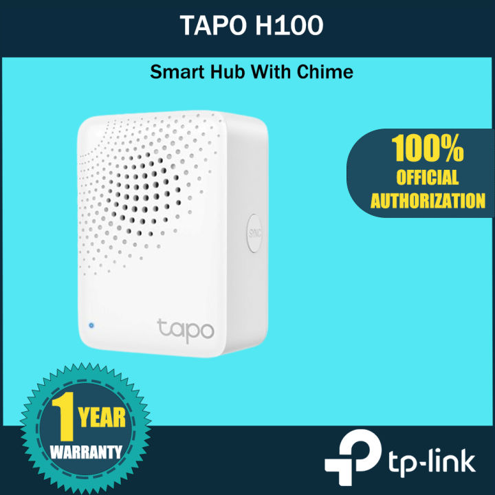 【READY STOCK】TP-Link Tapo H100 Smart Hub with Built-in Chime, REQUIRES ...
