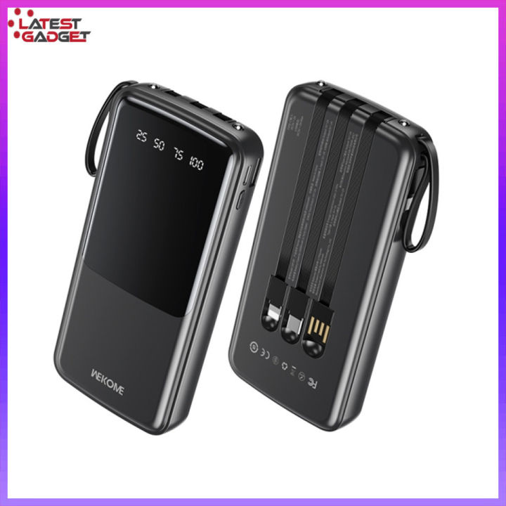LatestGadget Wekome WP-09 10000mAh Pop Series Power Bank with Built-in ...