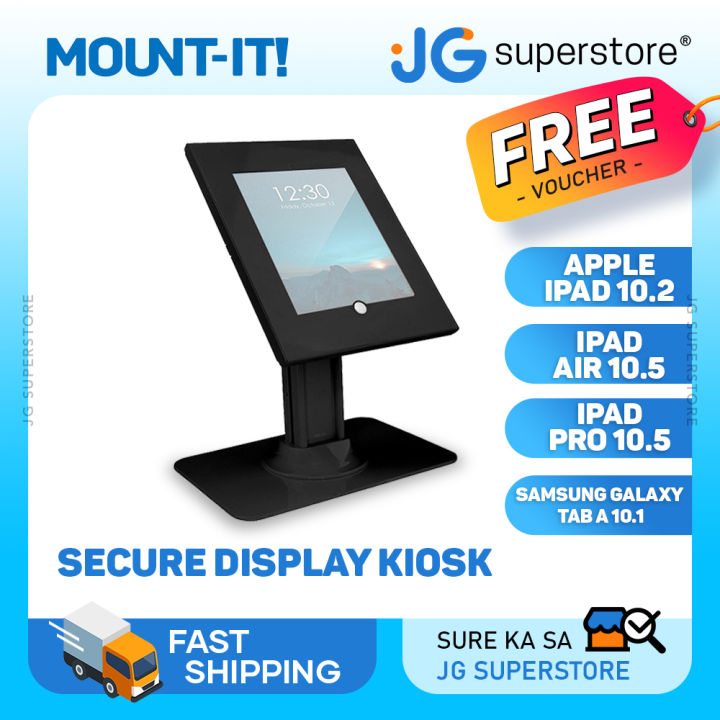 Mount-It MI-3771 G7 Universal Tablet Floor Secure Display Kiosk with ...