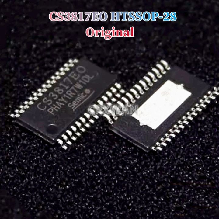 2ชิ้น HTSSOP-28 CS3817E0ของแท้ CS3817EO TSSOP28 IC เครื่องขยายเสียง SMD ...