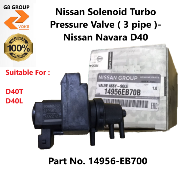 Nissan Solenoid Turbo Pressure Valve ( 3 Pipe ) - Nissan Navara ( 14956 ...